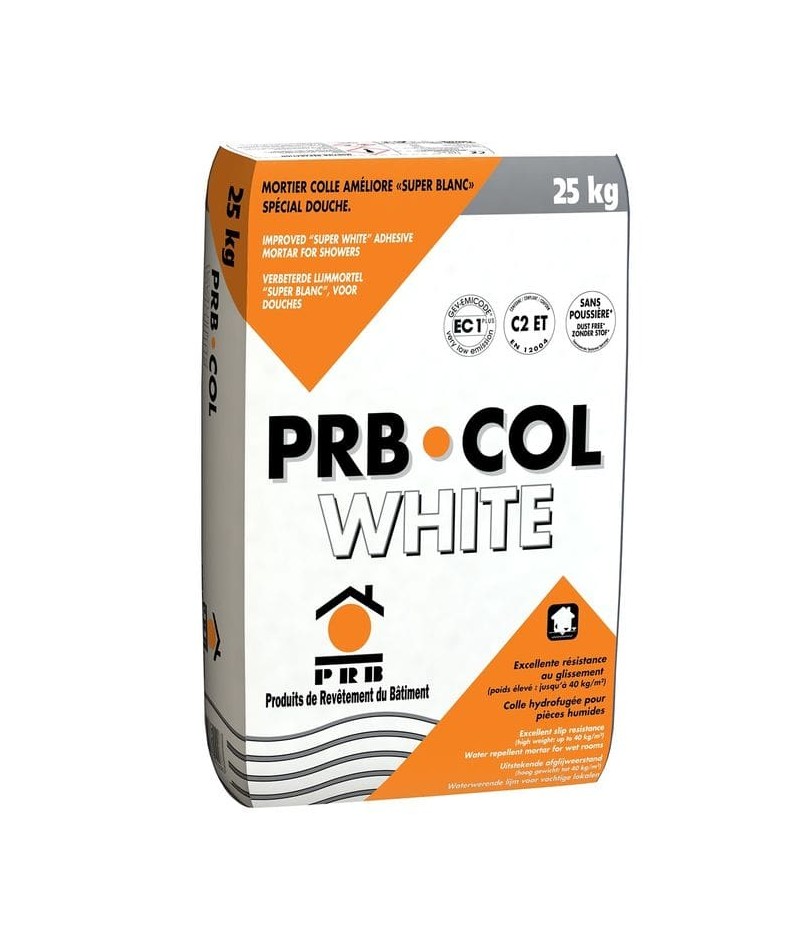 Colle white PRB 25kg - Ain Carrelages