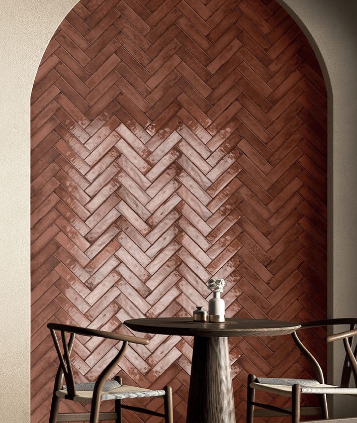 Carrelage faïence zellige terracotta Workshop Panaria