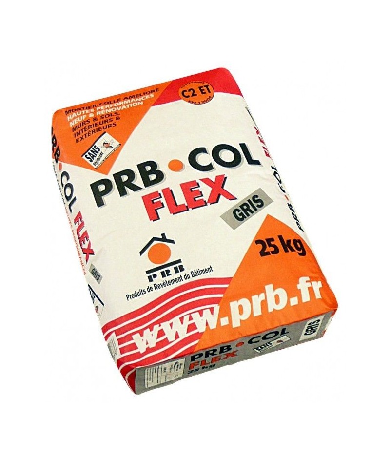 Colle flex carrelage PRB 25kg : Fournitures pour la pose de votre ...